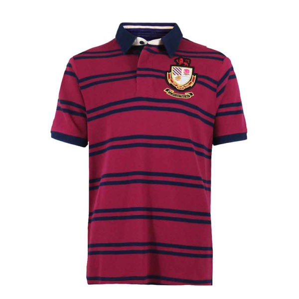 Classic England Rugby Shirt Polo Triple Blue - Ellis Rugby
