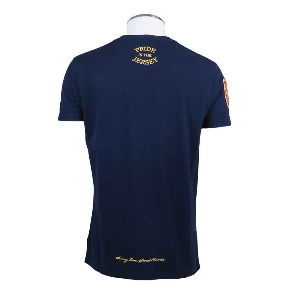 England 1871 Rugby T-Shirt Navy Vintage Style - Ellis Rugby
