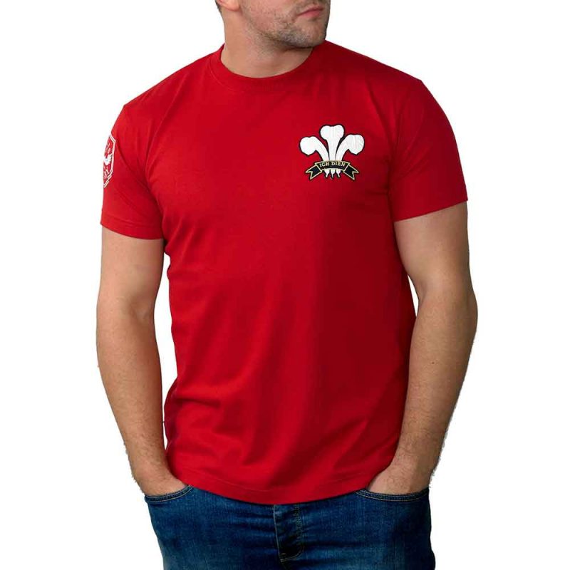 Vintage Wales Rugby T-Shirt Retro Style - Ellis Rugby