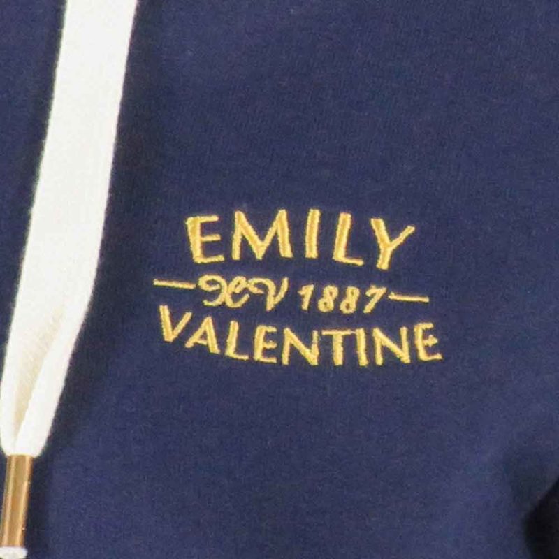 Vintage Women’s Rugby Hoodie Emily Valentine Navy - Ellis Rugby