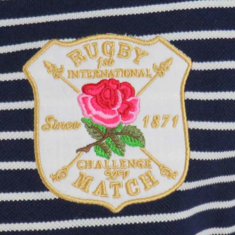 England International Rugby Shirt Vintage Polo - Ellis Rugby