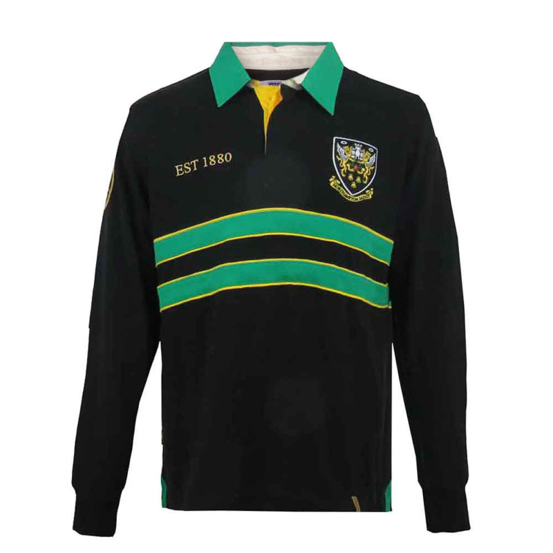 Northampton Saints Rugby Shirt Vintage Heritage Style - Ellis Rugby