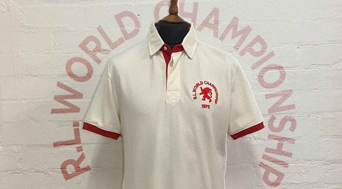 Rugby League World Cup England 1975 Polo Shirt - Ellis Rugby