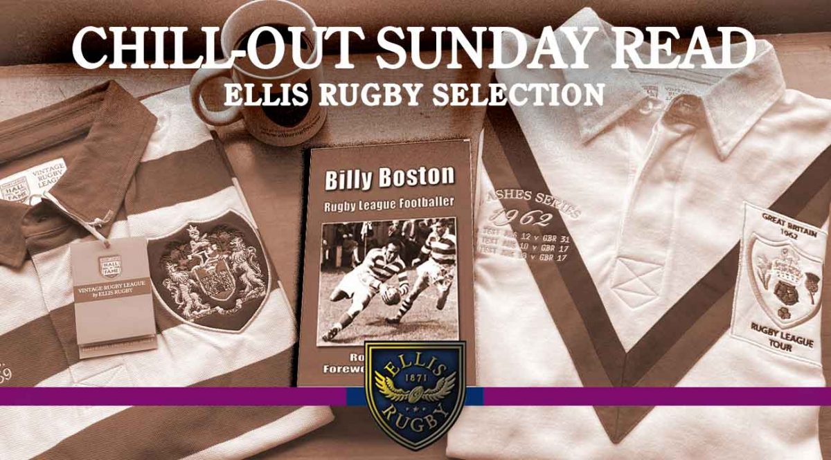 Wigan Warriors Rugby League. Billy Boston the Legend. - Ellis Rugby