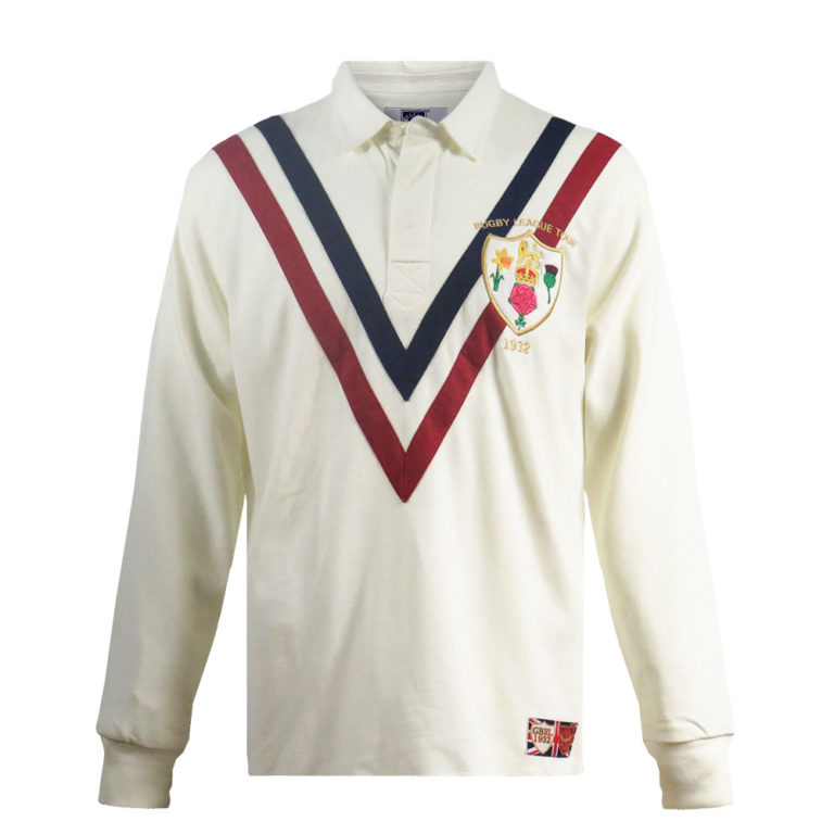 Heritage Rugby League Shirt 1932 Great Britain - Ellis Rugby