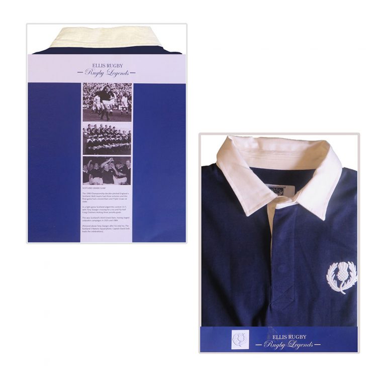 Scotland Rugby Shirt 1990 Grand Slam - Ellis Rugby