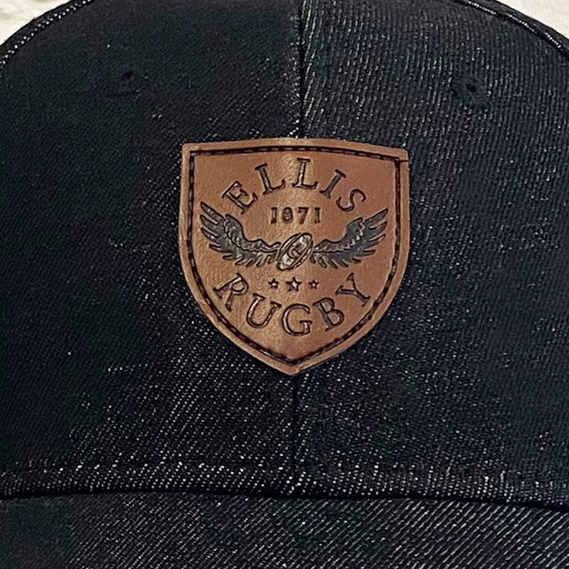 Ellis Rugby Cap Black Denim Style - Ellis Rugby
