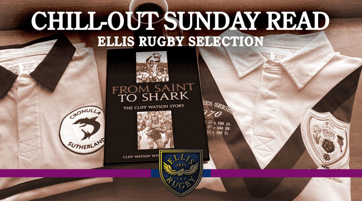 1970 Rugby League Ashes Series Winner Cliff Watson - Ellis Rugby