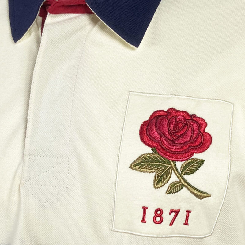 England 1871 Rugby Polo Shirt - Ellis Rugby