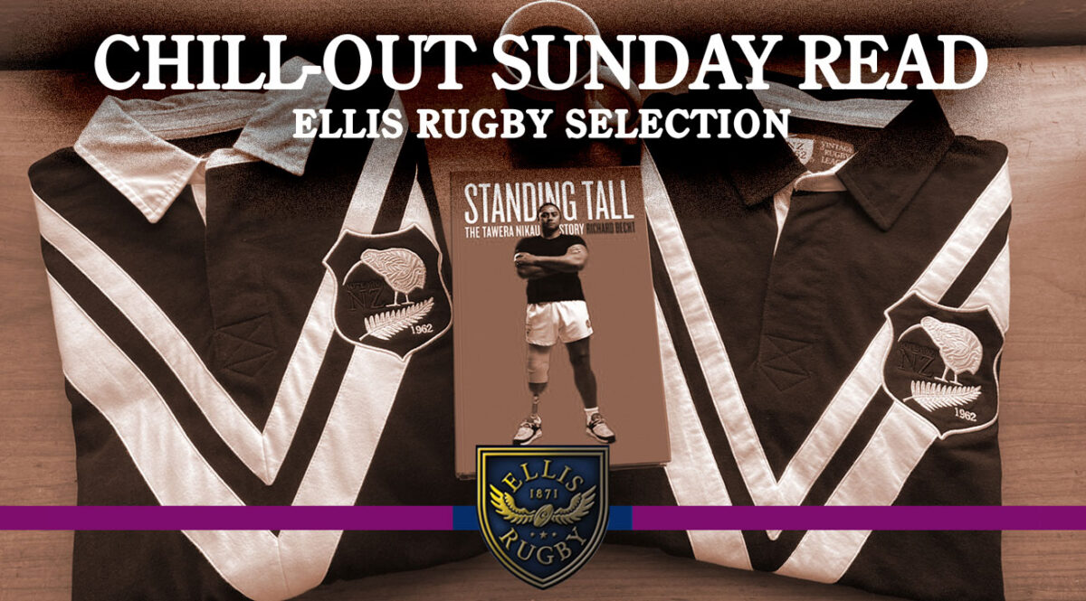 Tawera Nikau Kiwi Rugby League Standing Tall Book - Ellis Rugby