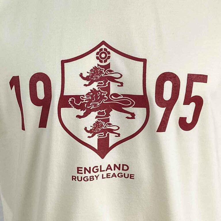 England Rugby League T-Shirt 1995 - Ellis Rugby