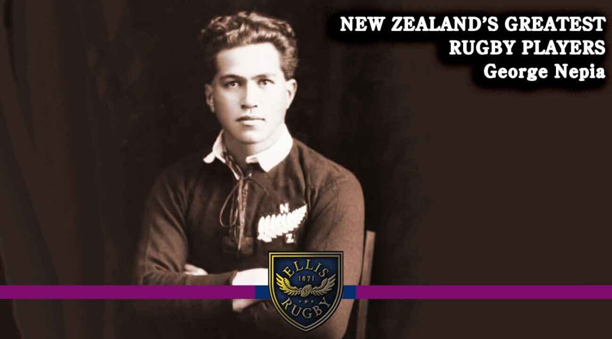 George Nepia New Zealand - Ellis Rugby