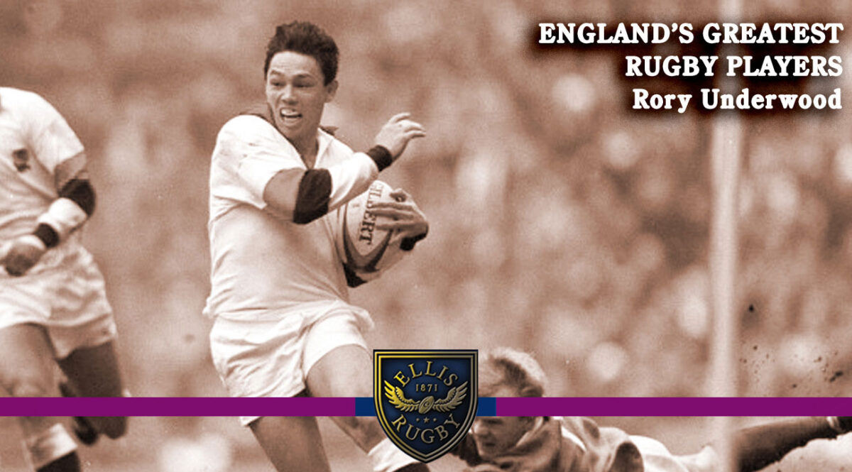 Rory Underwood England Rugby - Ellis Rugby