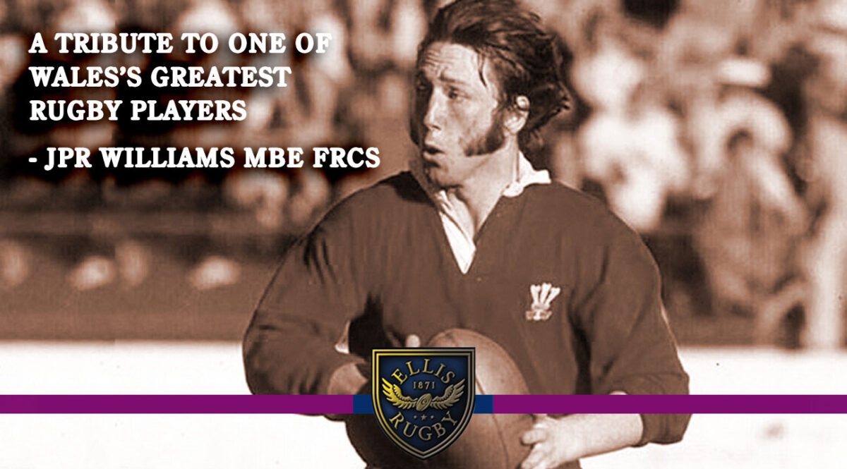 JPR Williams Wales Rugby Legend - Ellis Rugby