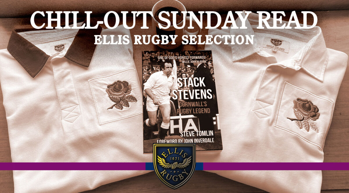 Stack Stevens England Rugby Book - Ellis Rugby