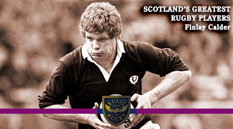 Finlay Calder Scotland Rugby - Ellis Rugby