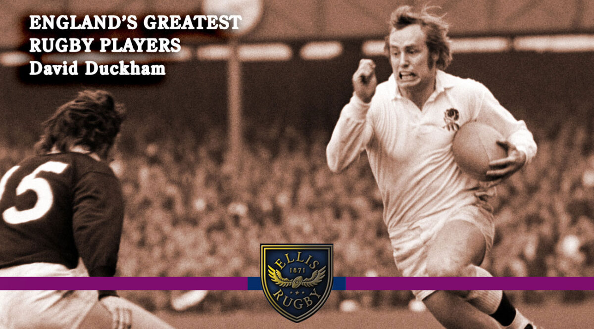 England Rugby David Duckham - Ellis Rugby