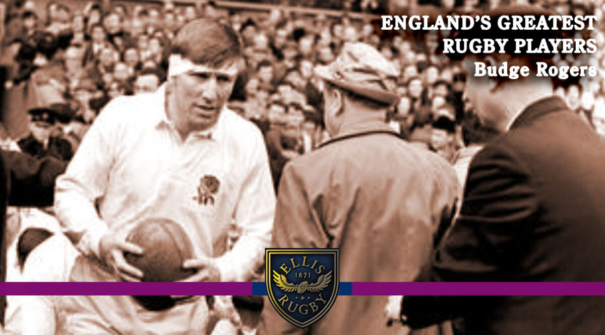 Budge Rogers England Rugby - Ellis Rugby