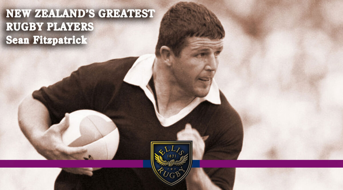 Sean Fitzpatrick All Blacks - Ellis Rugby