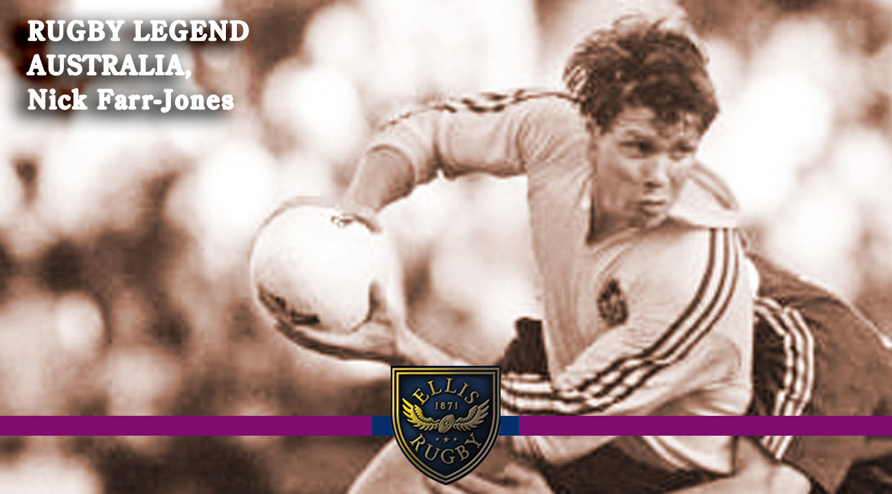 Australia Nick Farr Jones - Ellis Rugby